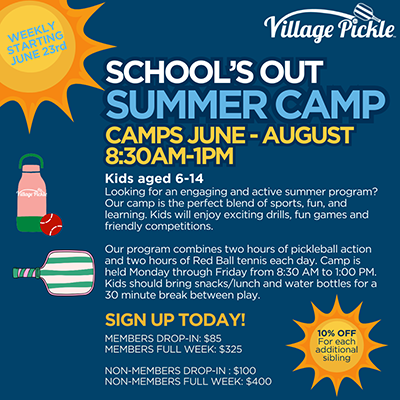 Schools Out Summer Camp at Village Pickle | Village at Leesburg